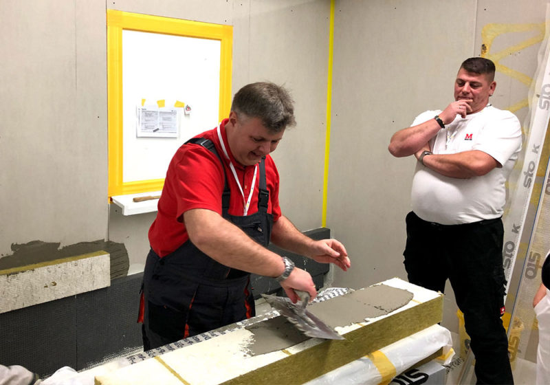 13 Mitarbeiter der MACON BAU GmbH Magdeburg fuhren zum Sto-Lehrgang ...